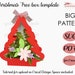 Christmas Box Svg Template, Big Size, Svg Files for Cricut and ...