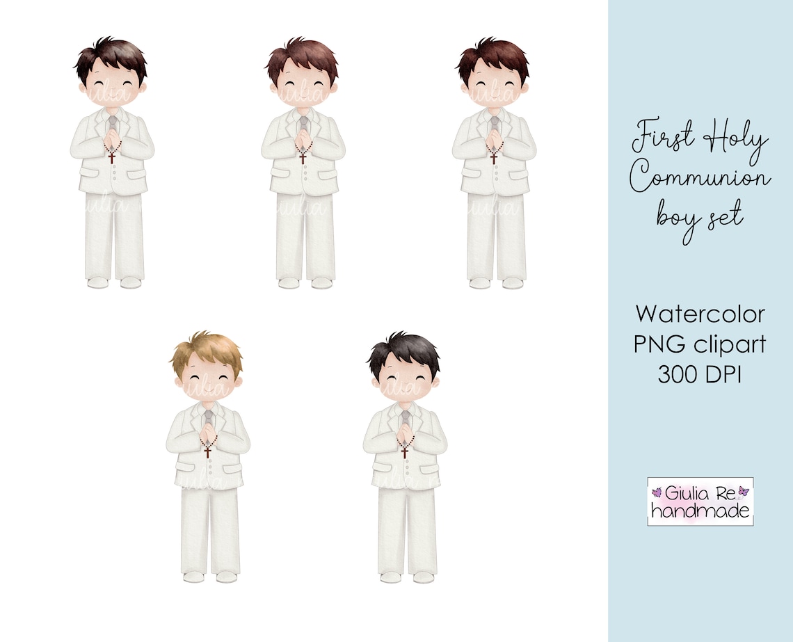 First Communion Clipart, Sublimation, Clipart for Personal and ...