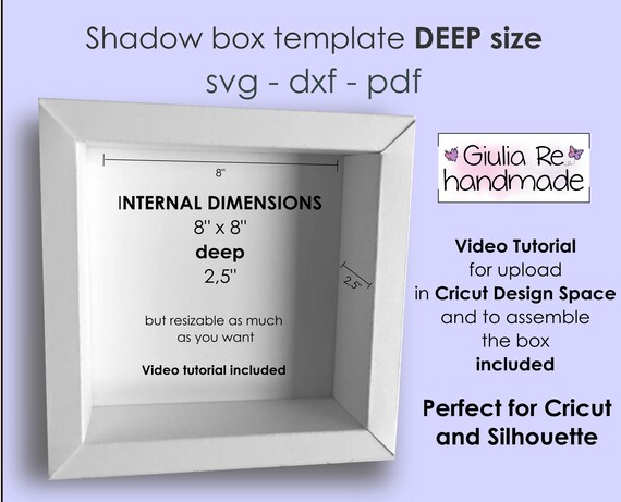 Shadow Box Svg Template Svg Files for Cricut and Silhouette | Etsy UK
