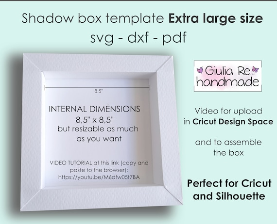 Shadow Box Svg Template Svg Files for Cricut and Silhouette - Etsy