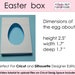 Easter Box Svg Template, Svg Files for Cricut and Silhouette, Tutorial ...