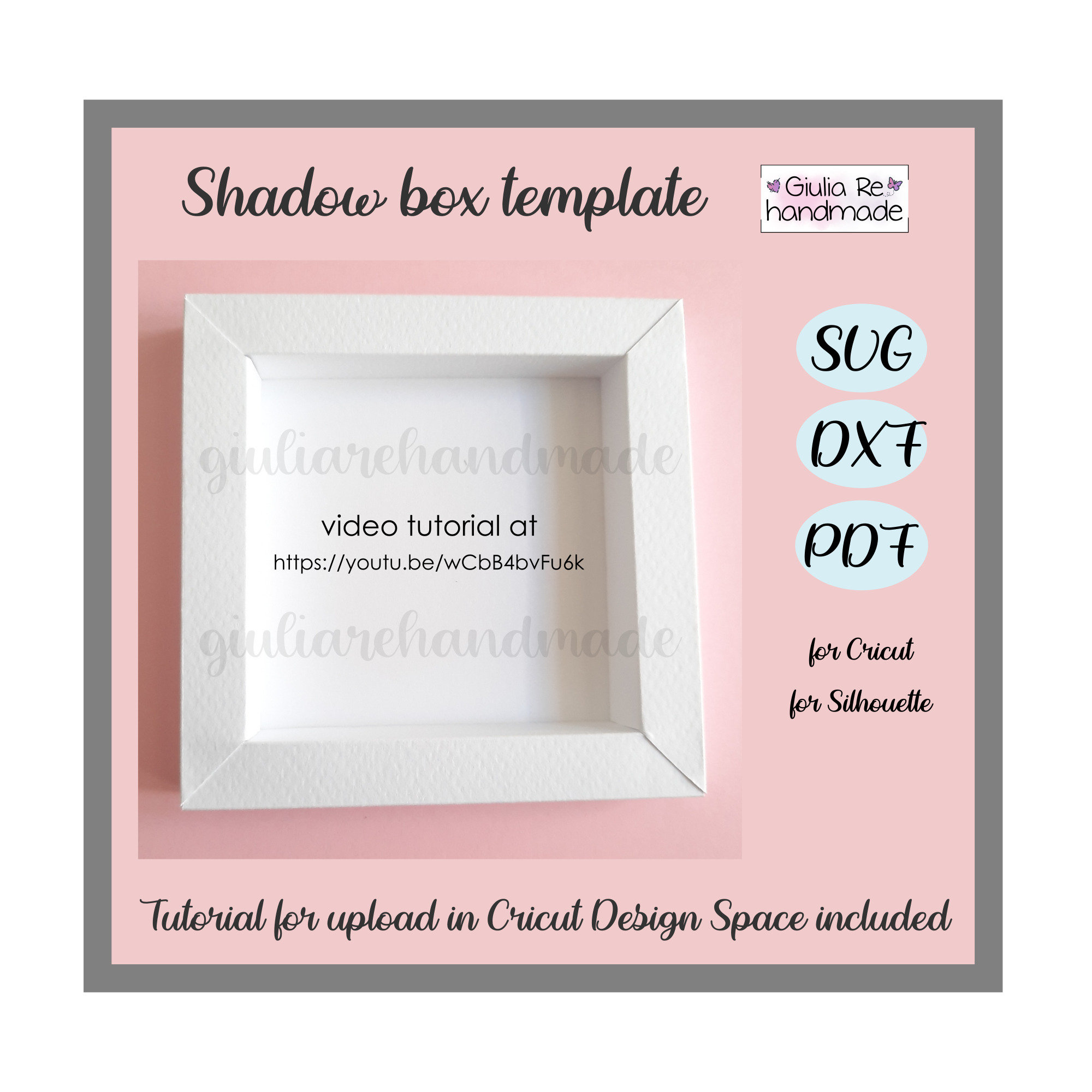 Shadow Box Svg Template Svg Files for Cricut and Silhouette - Etsy