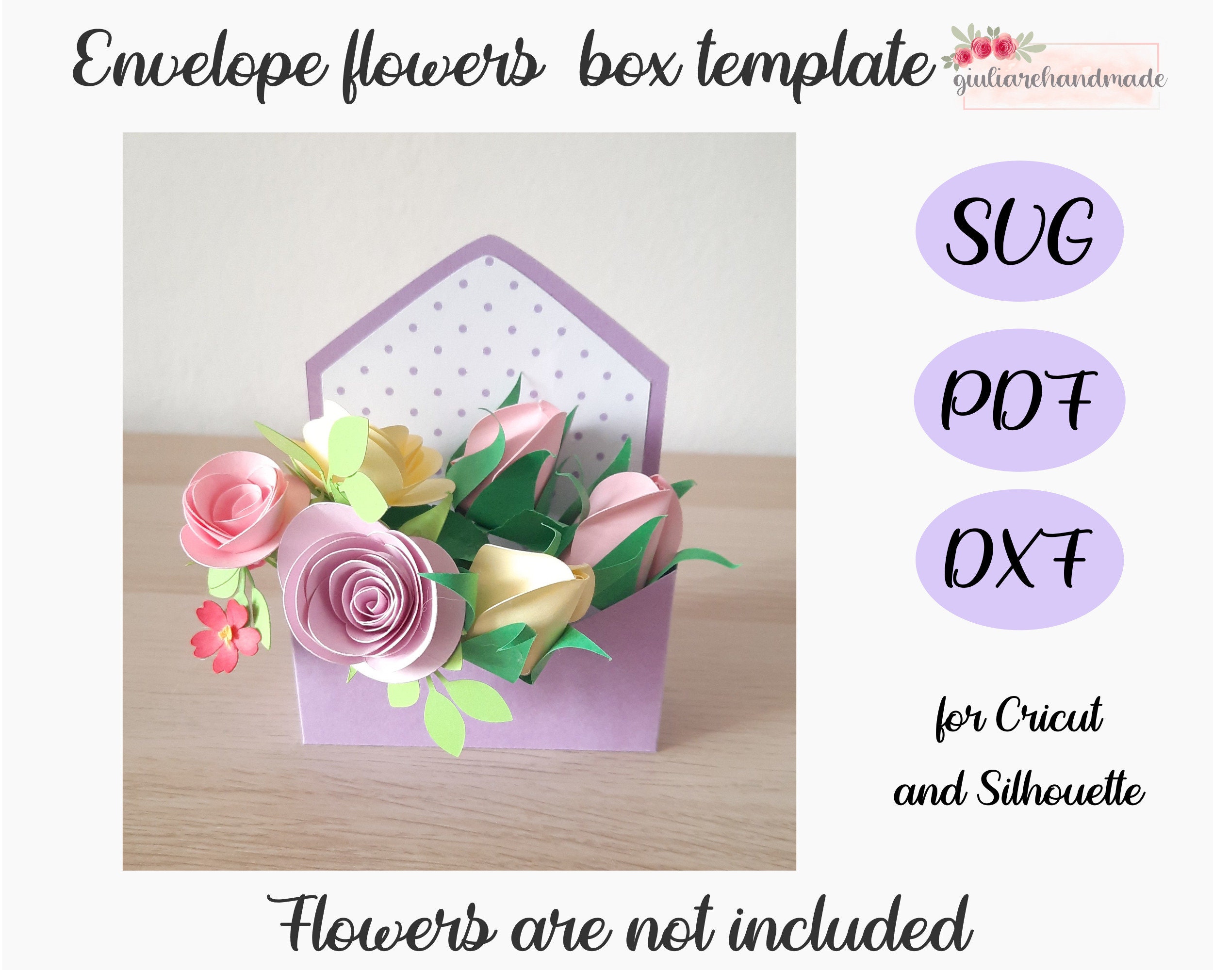 Envelope Template Box Svg Template Svg Files for Cricut and - Etsy