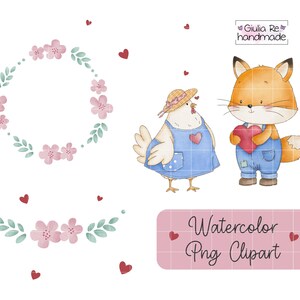 Watercolor Clipart, Sublimation Designs, Fox Clipart, Nurse Clipart ...