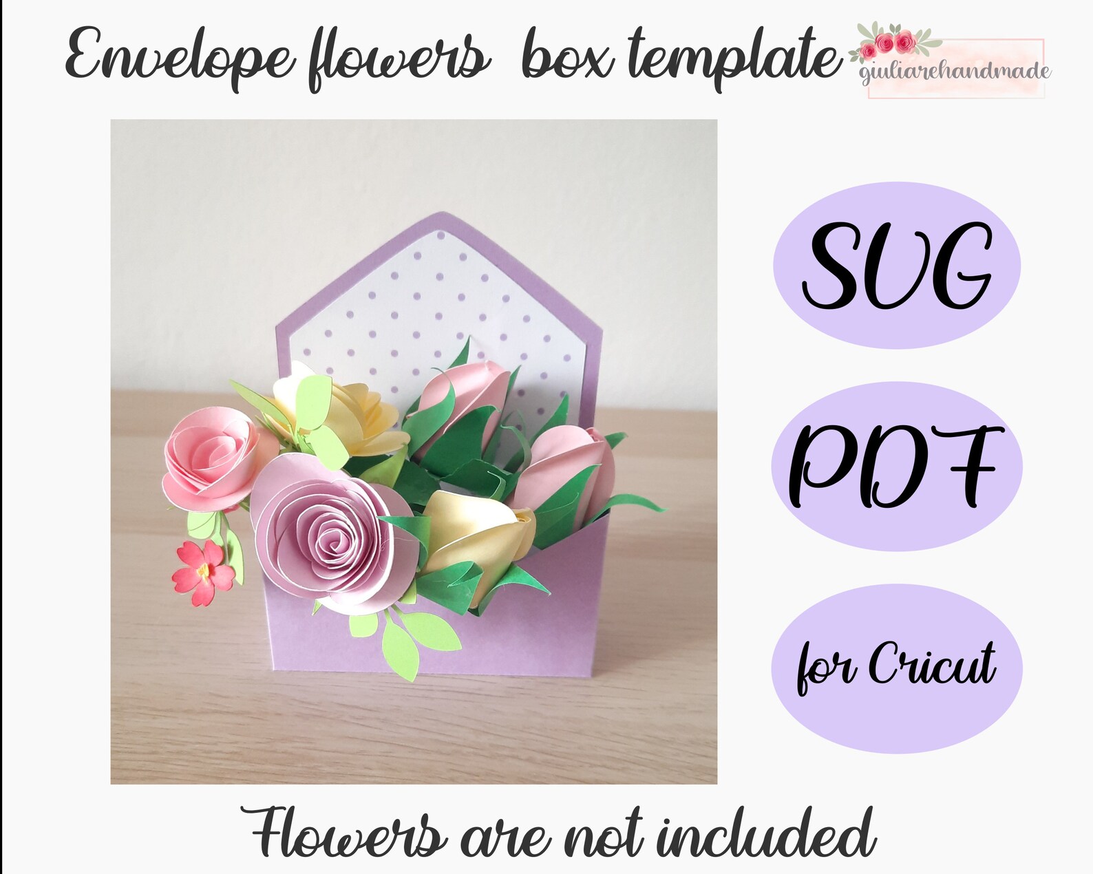 Envelope Template Box Svg Template Big Size Svg Files for | Etsy Canada