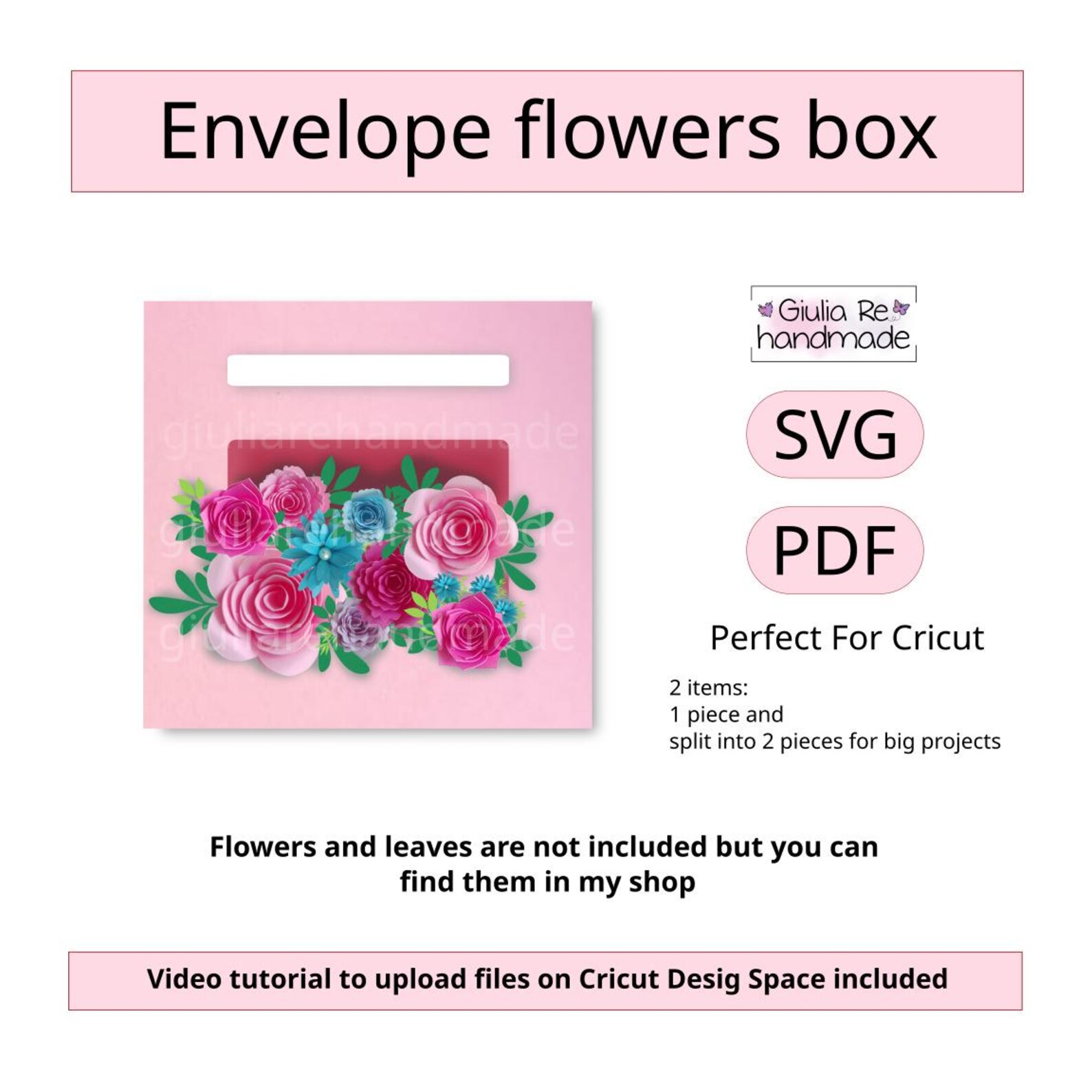 Envelope Template, Box Svg Template, Svg Files for Cricut and ...