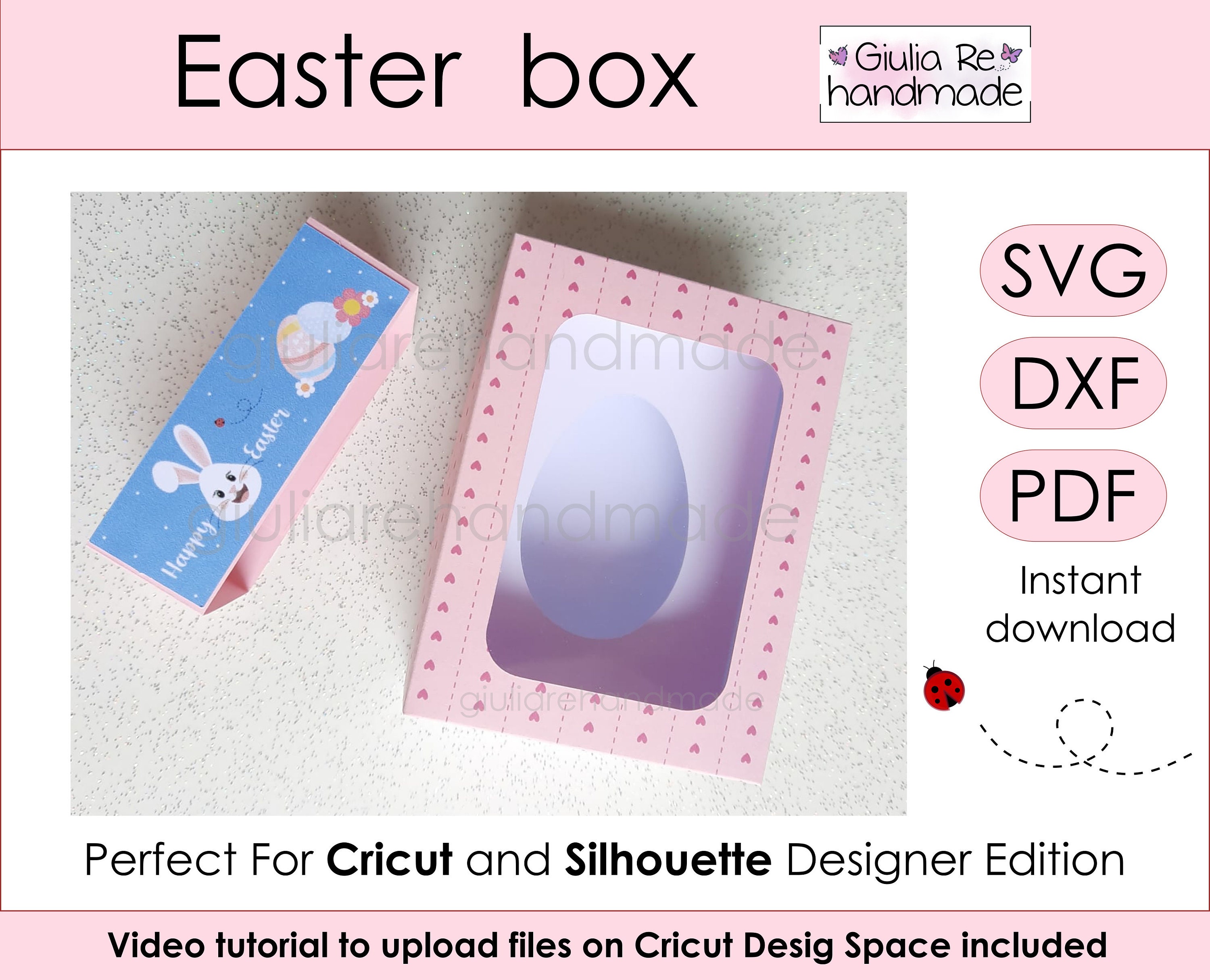 Easter Box Svg Template Svg Files for Cricut and Silhouette - Etsy