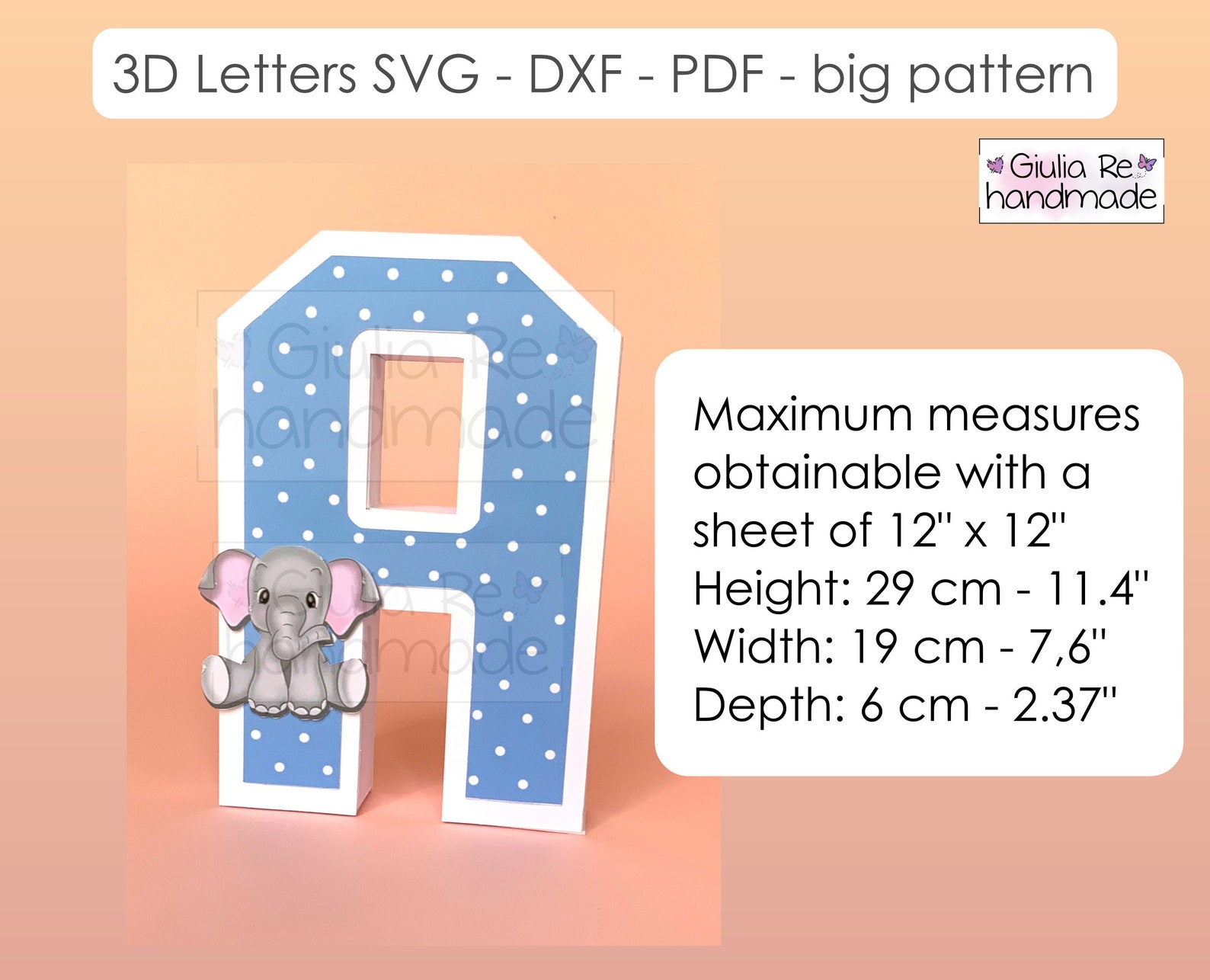 3d Letters Svg 3d Letters Template Cricut Svg Files Layers - Etsy