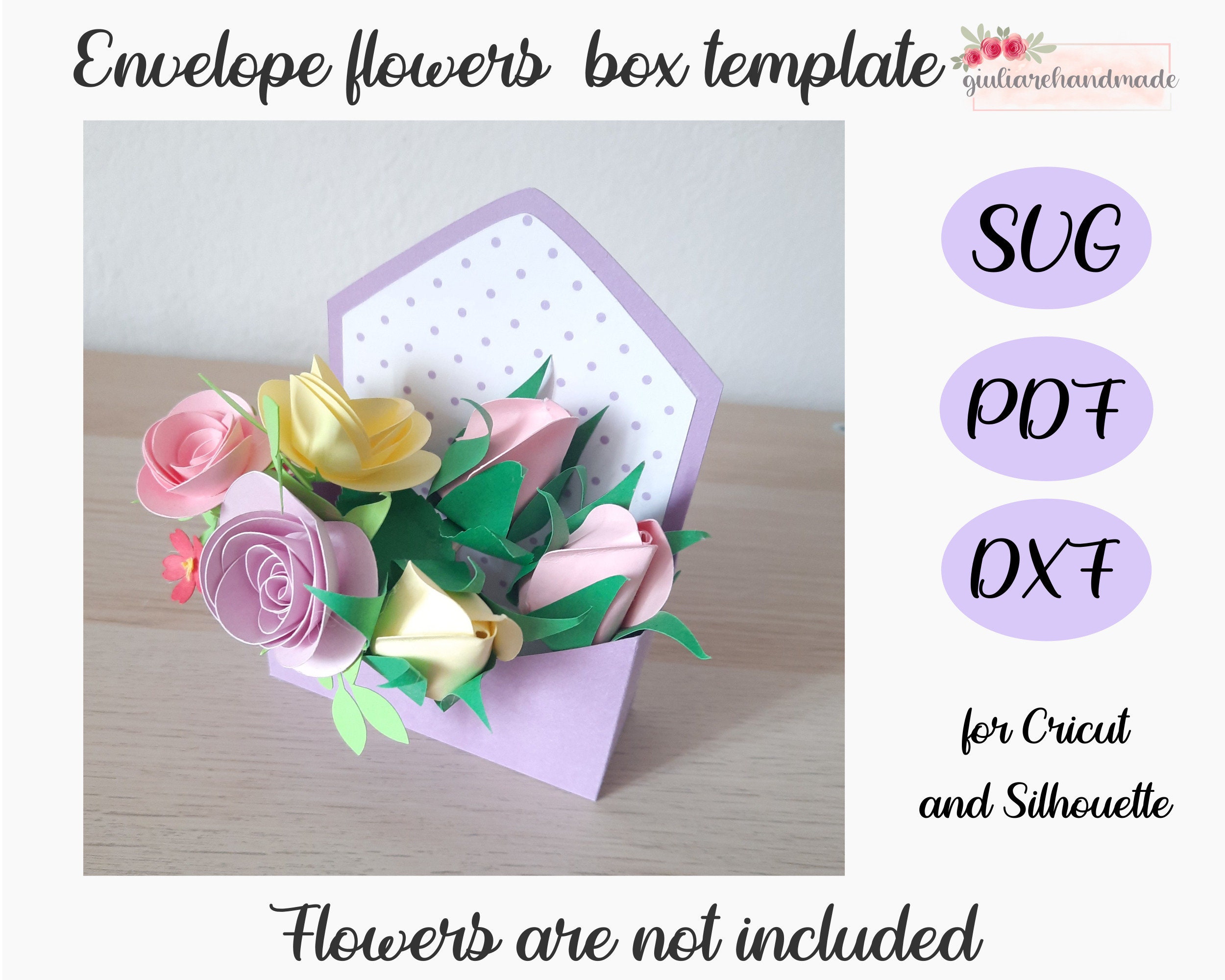 Envelope Template Box Svg Template Svg Files for Cricut and - Etsy