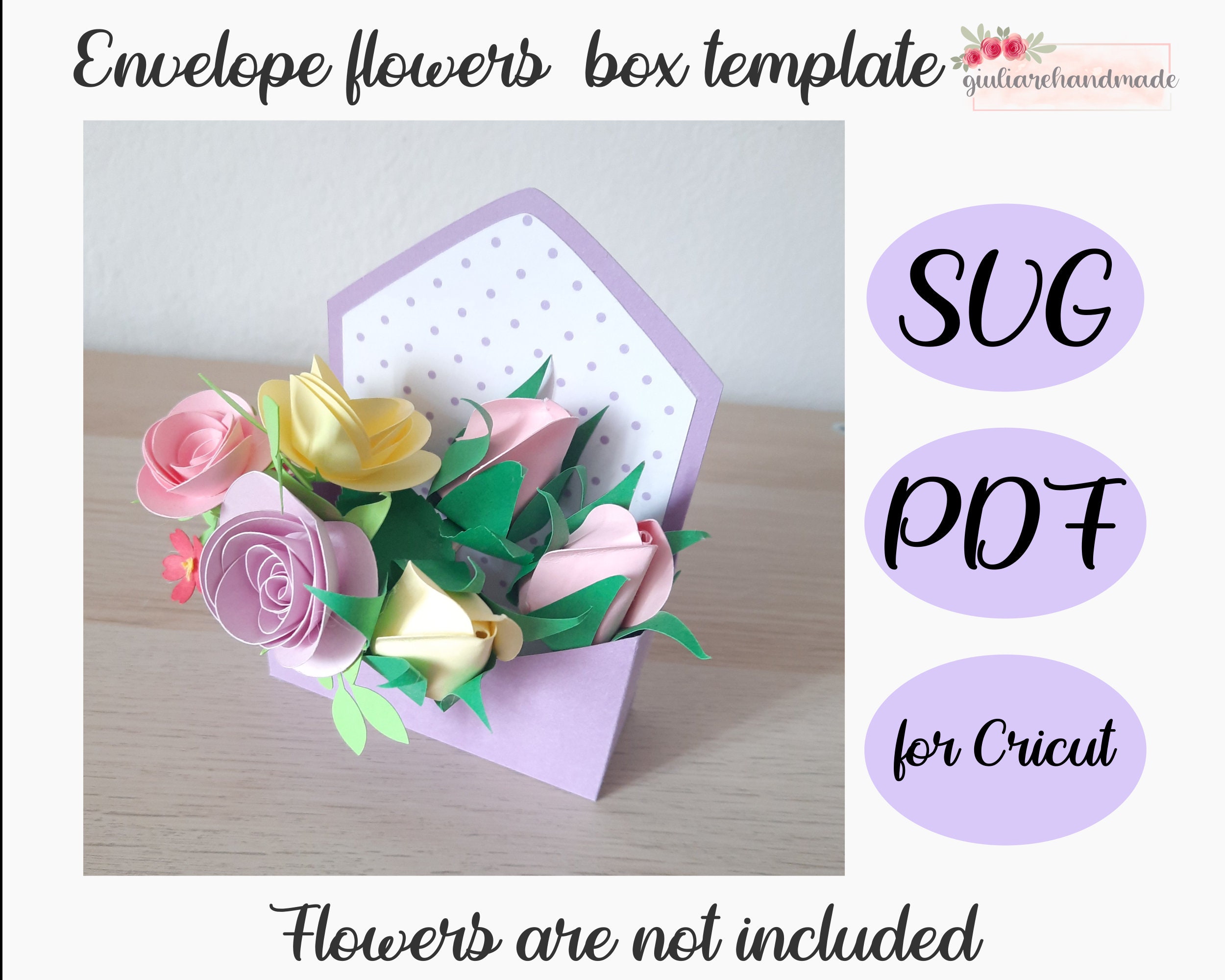 Envelope Template Box Svg Template Big Size Svg Files for | Etsy Canada