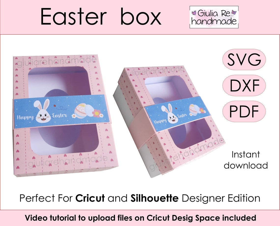 Easter Box Svg Template Svg Files for Cricut and Silhouette | Etsy Canada