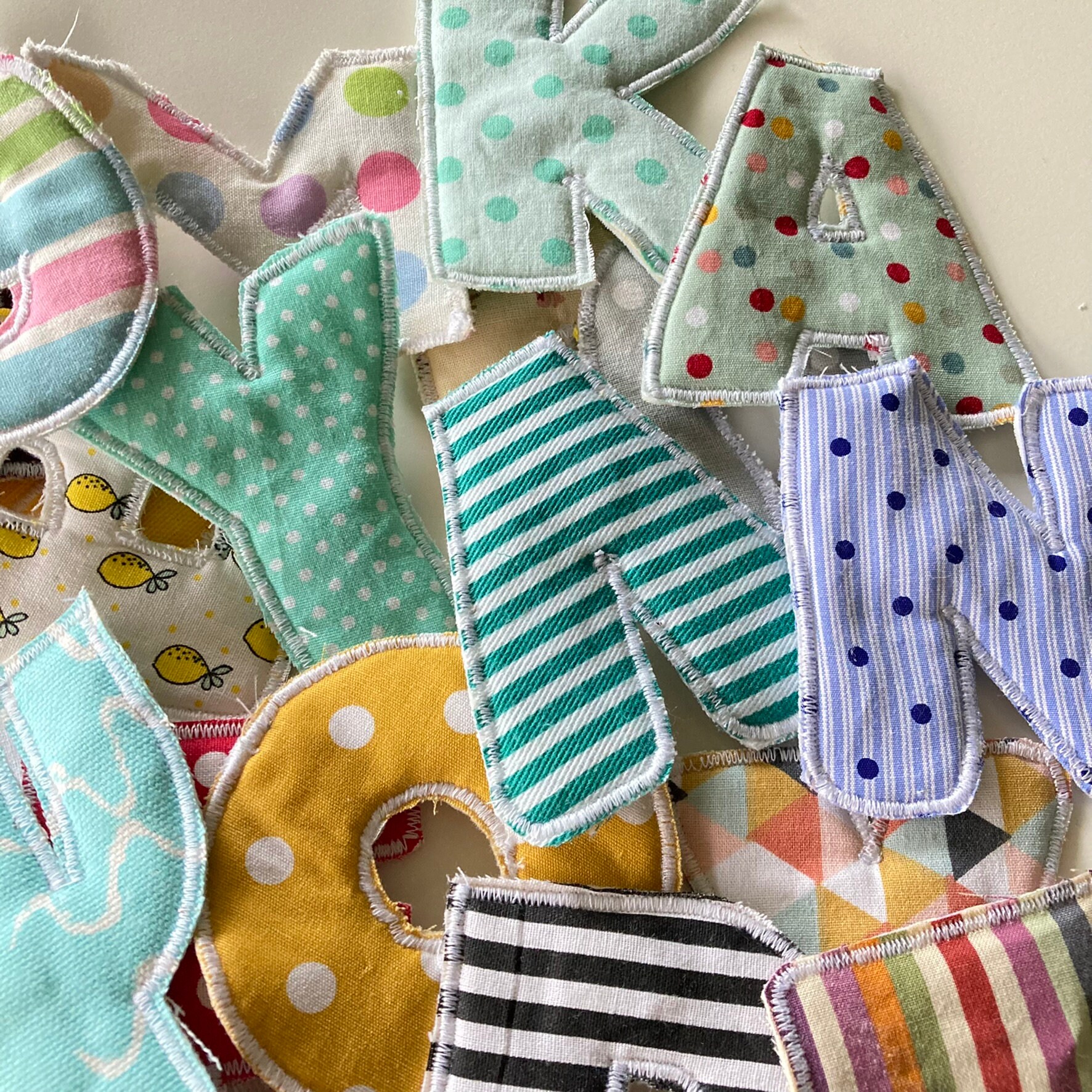 Alphabet Magnets With a Twist Magnetic Fabric Learning Fun Unique and ...