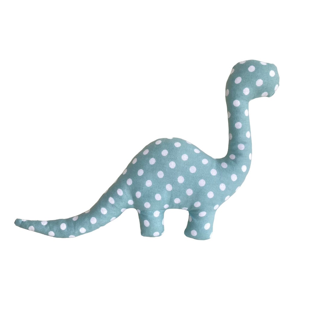 Handmade Cotton Fabric Rattle Toy Dinosaur Soft and Safe Baby Toy for ...