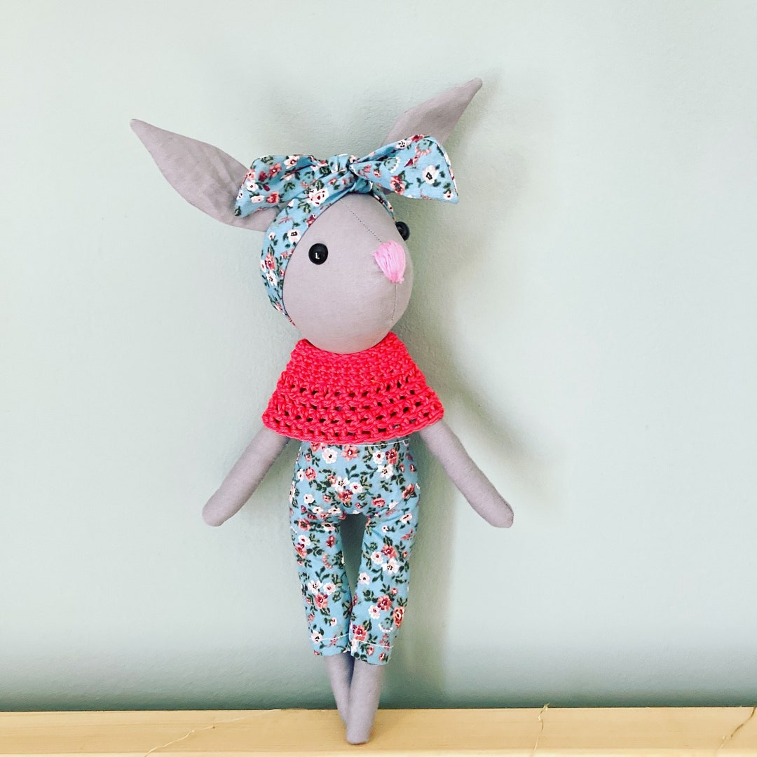 Bunny Heirloom Doll a Plush Fabric Toy for Babies and - Etsy