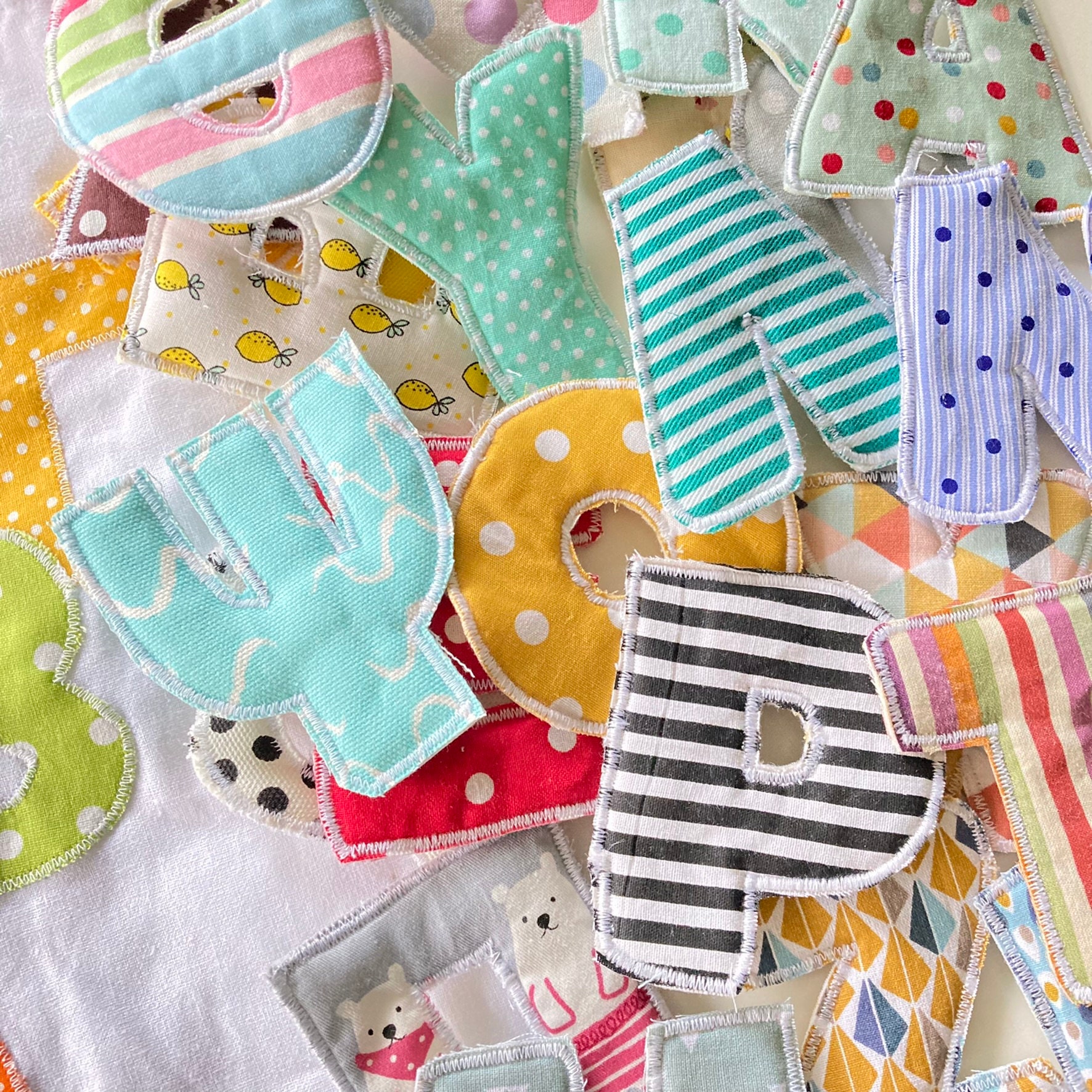 Alphabet Magnets With a Twist Magnetic Fabric Learning Fun Unique and ...