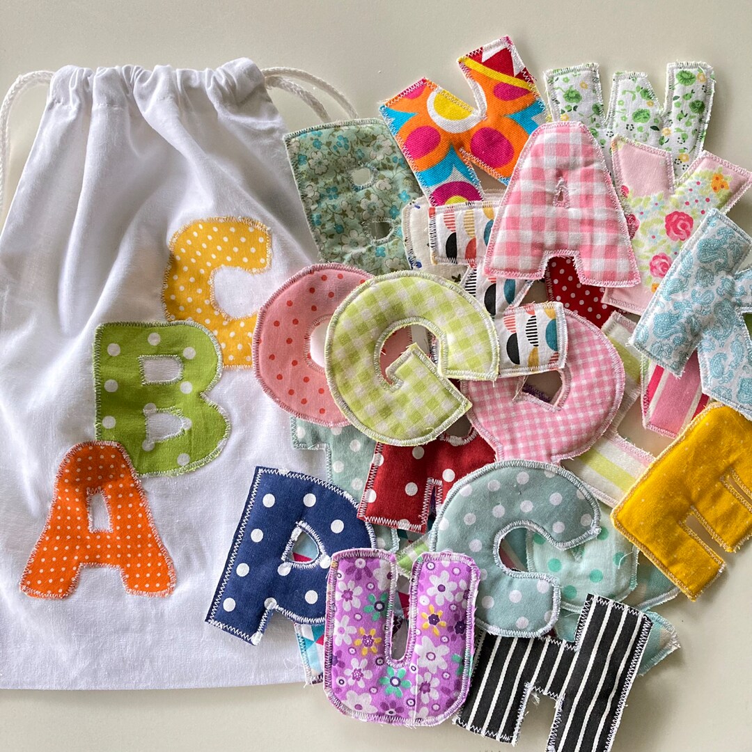 Alphabet Magnets With a Twist Magnetic Fabric Learning Fun Unique and ...
