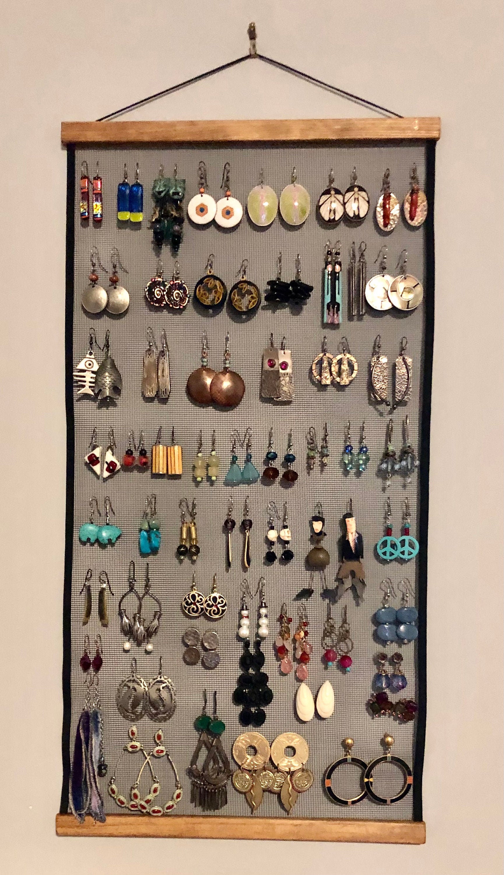 Earring Organizer Wall - Etsy