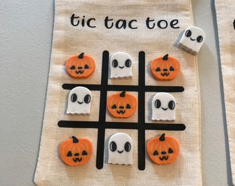 Printable Fall Tic Tac Toe TO GO Labels/game DIY - Etsy