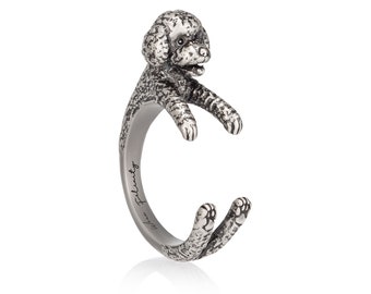 Poodle Dog Adjustable Size Fashion Ring - Etsy