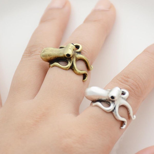 Octopus Ring - Etsy