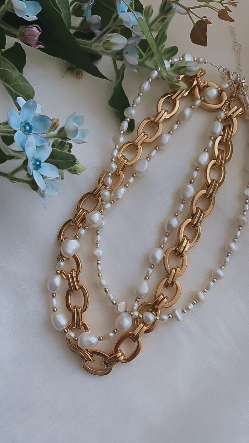 Large Link Chain Choker Massive Gold Chain Necklace - Etsy