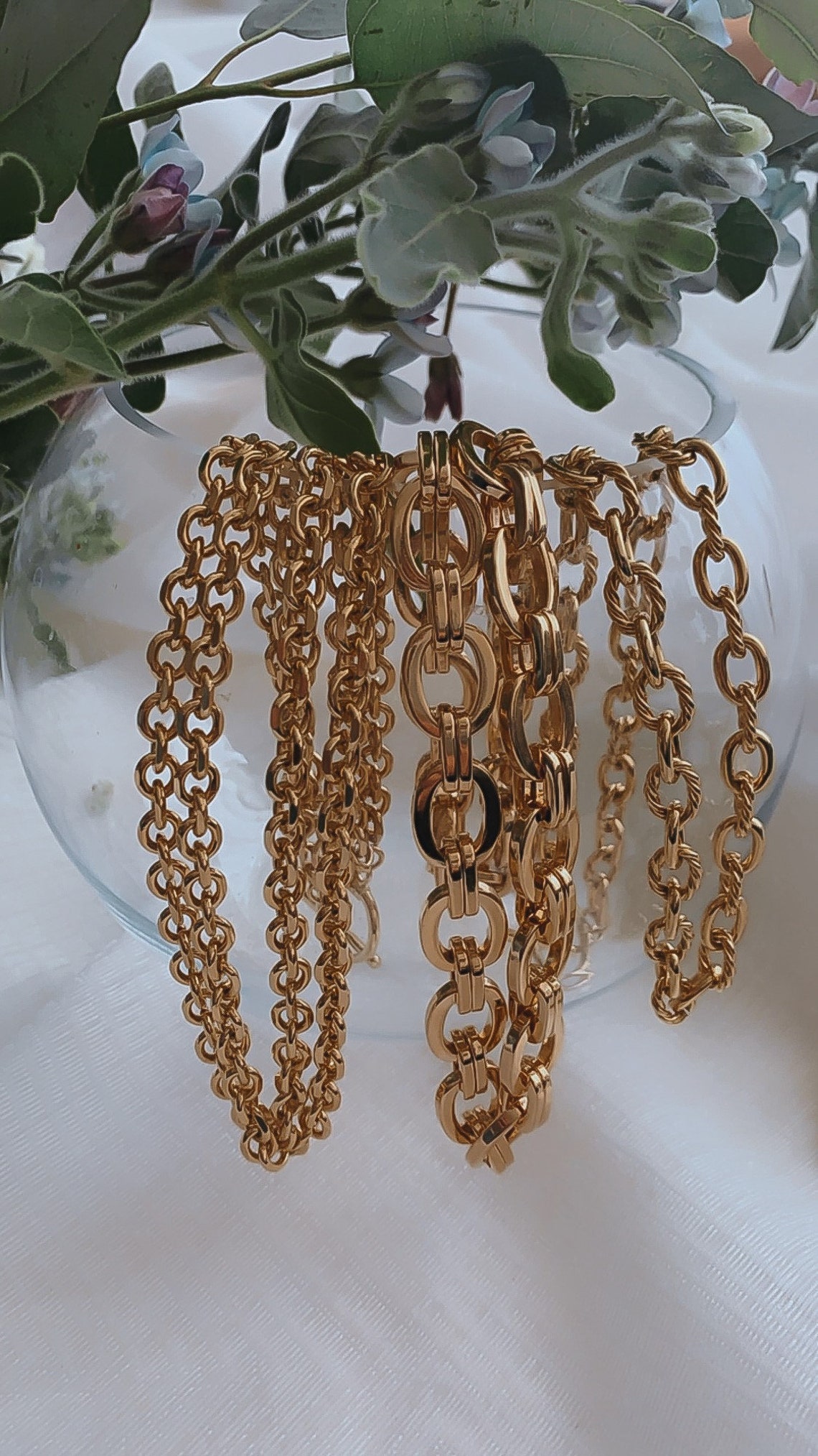 Large Link Chain Choker Massive Gold Chain Necklace - Etsy