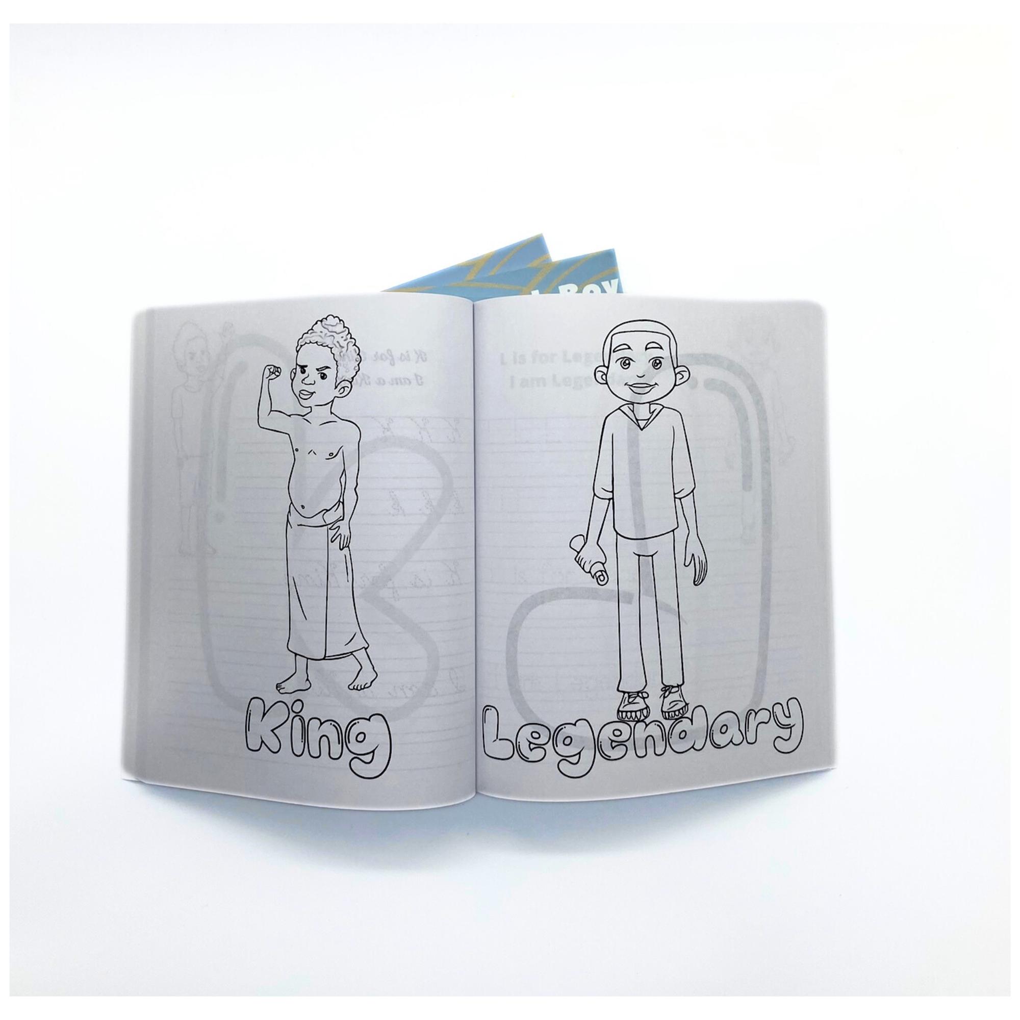 Tracing Activity Book - Black Boy, Black Boy: I Am Affirmation ABC ...