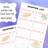 Easter Shopping List, Instant Download File, Printable at Home - Etsy