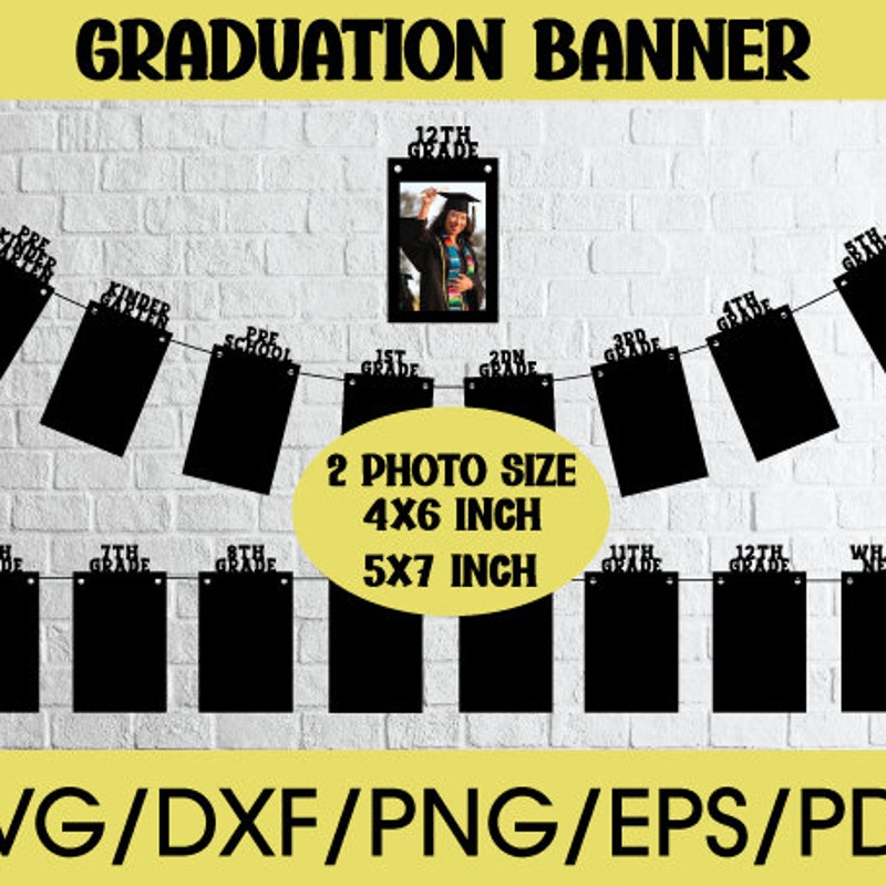 Graduation Banner Svg - Etsy