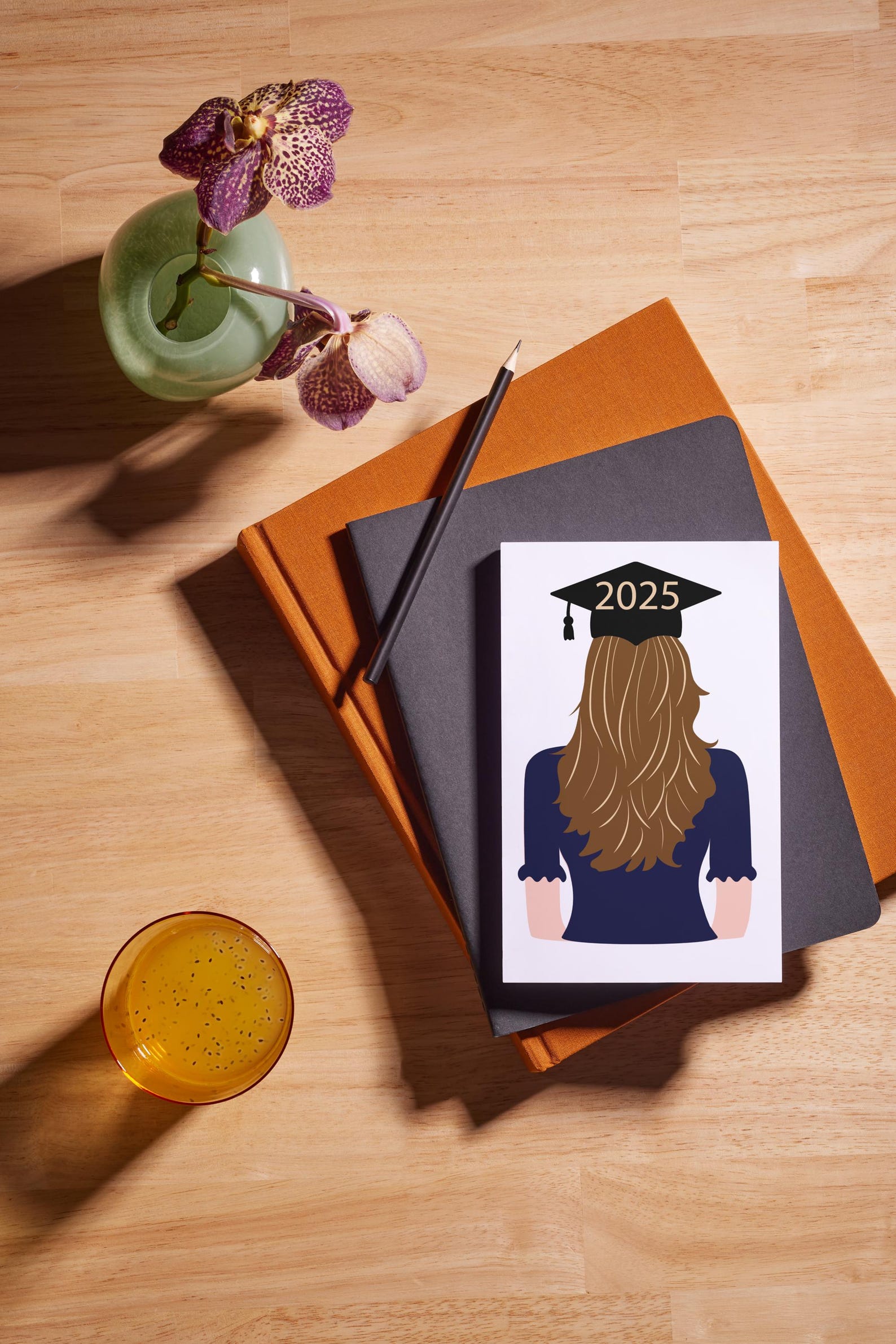Graduation Girl 2025 Clipart, SVG File, Senior 2025 Women, Instant ...