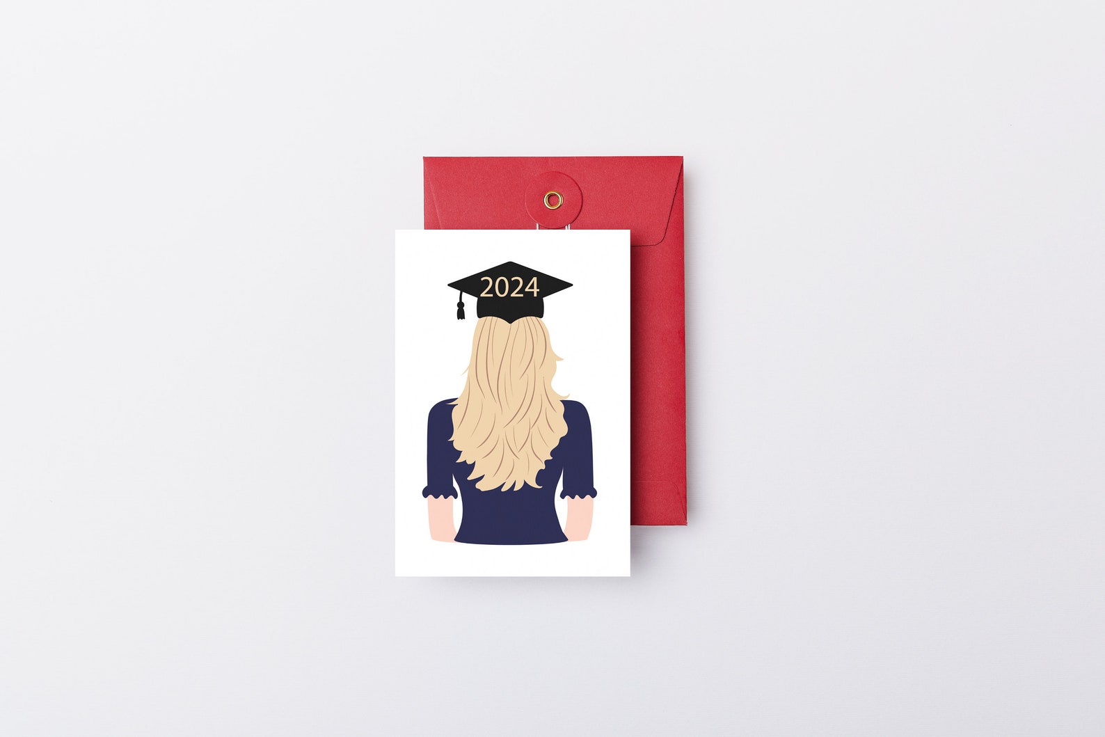 Graduation Girl 2024 Clipart, SVG File, Senior 2024 Women, Instant ...