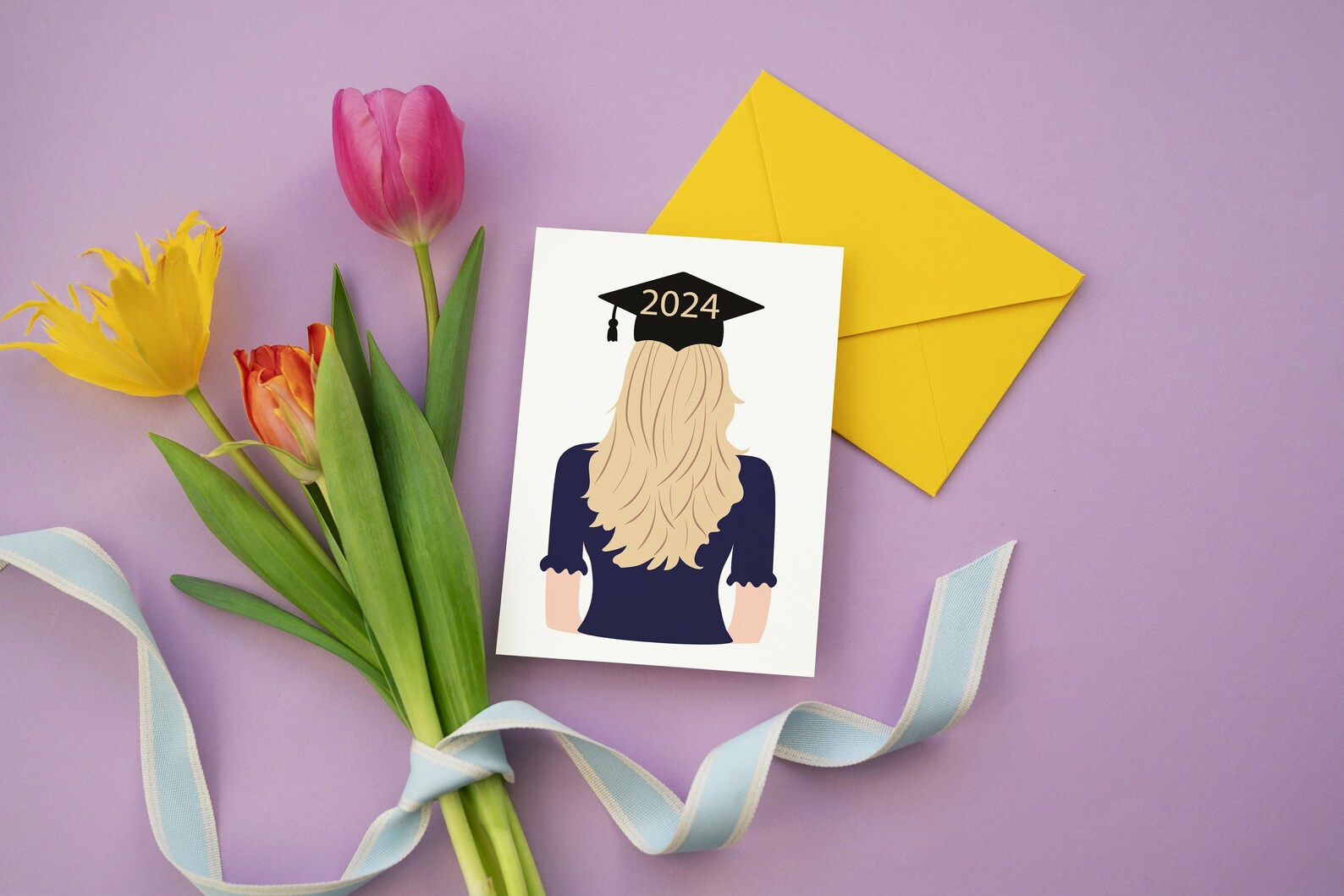 Graduation Girl 2024 Clipart, SVG File, Senior 2024 Women, Instant ...