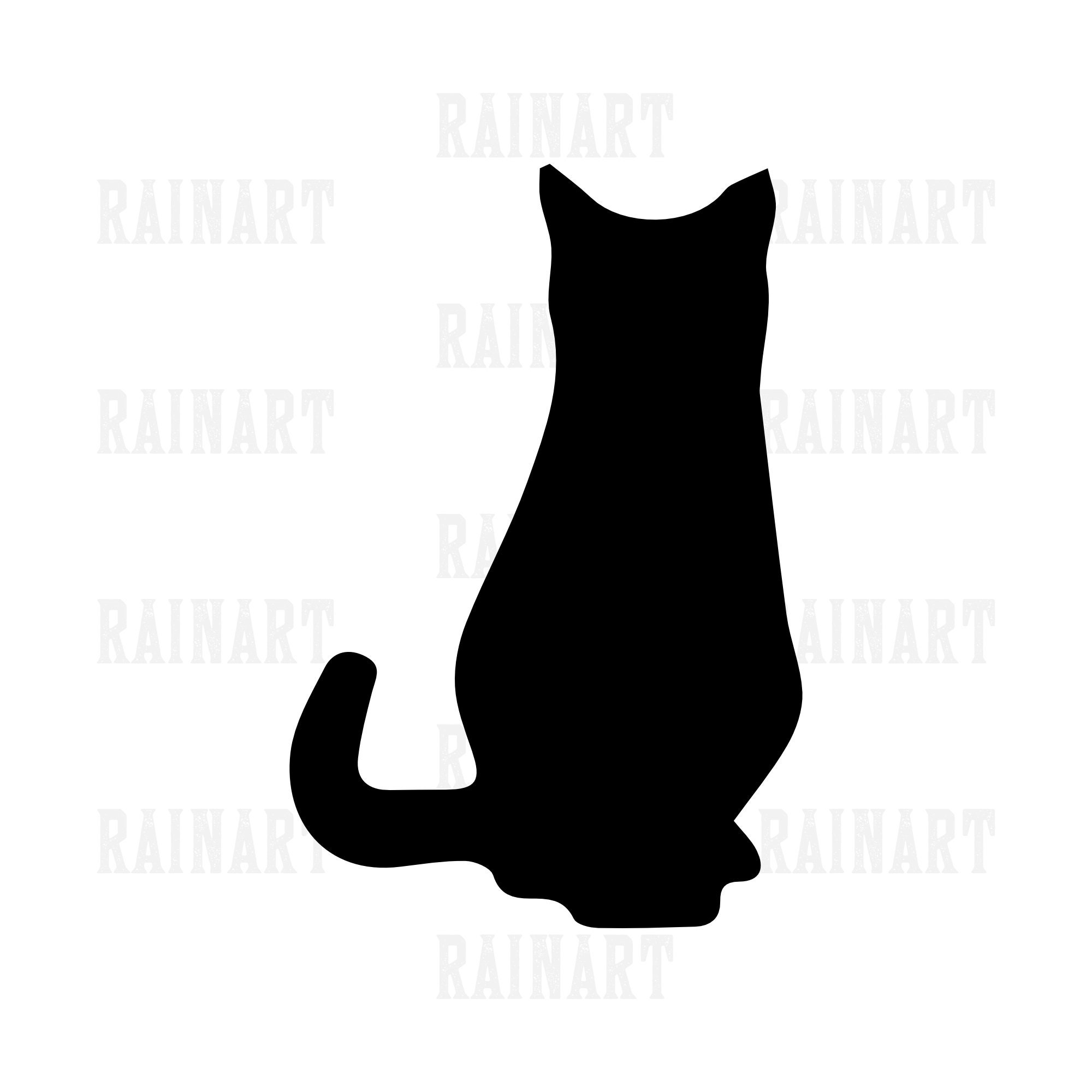 Cat 1 Svg - Cat Design - Cat Clipart - Cat Vector - AI File - Eps - Png ...