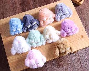 Bunny Keychain | Etsy