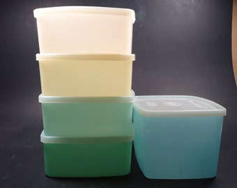 Square tupperware | Etsy