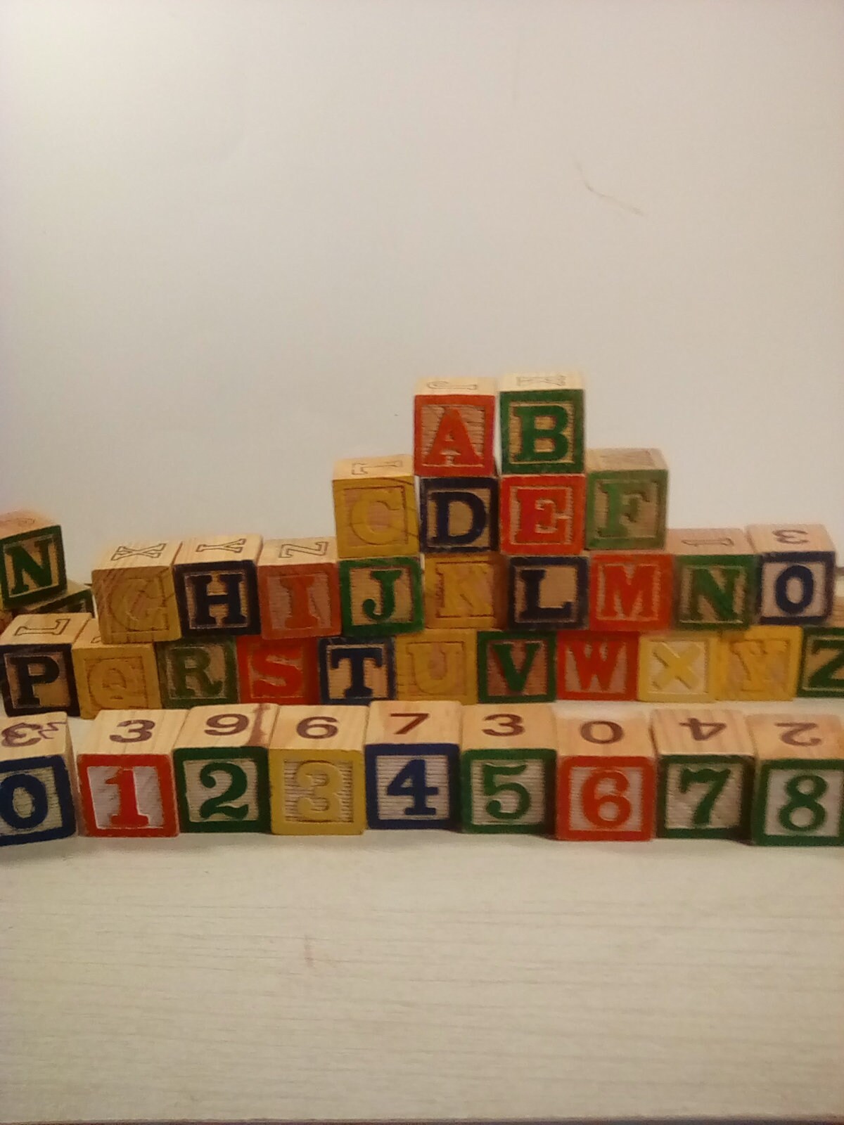Vintage Small Wood ABC Letter Blocks - Etsy