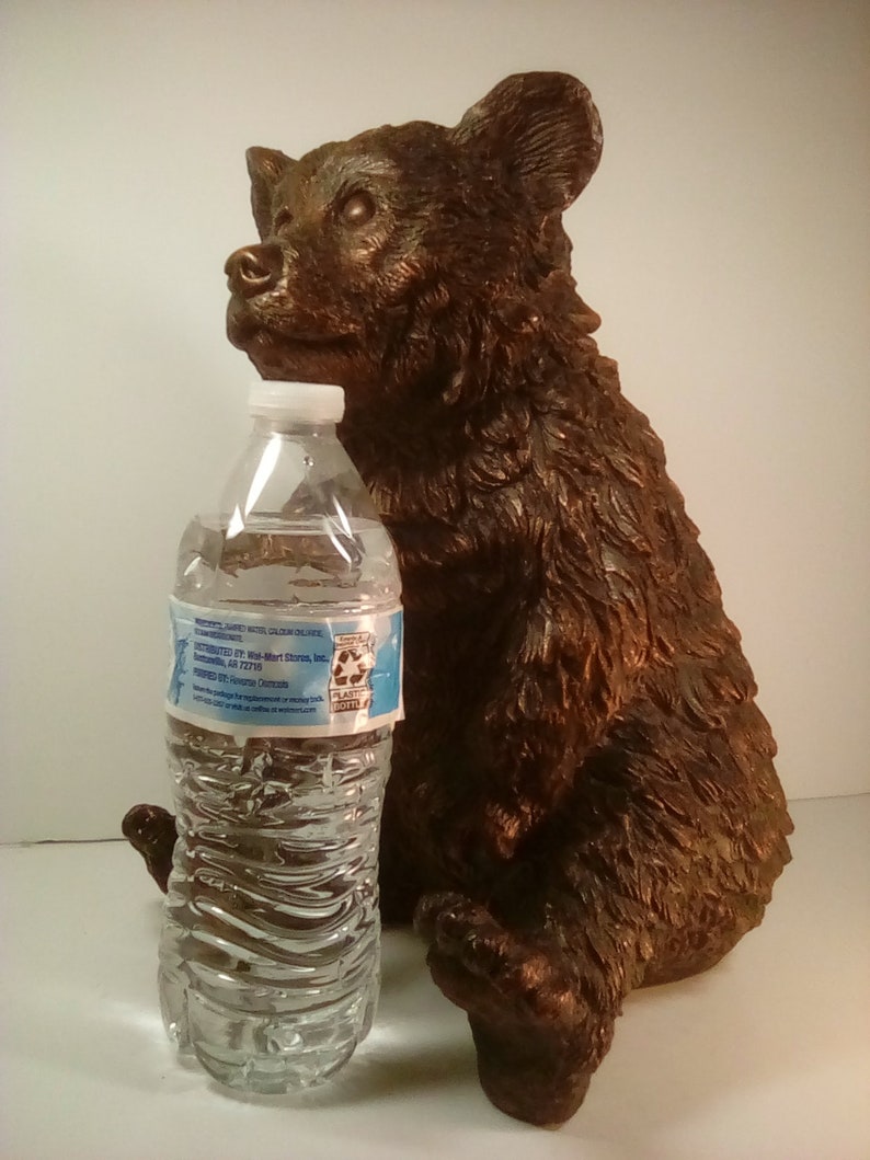 Cute Sitting Bear Statue - Etsy