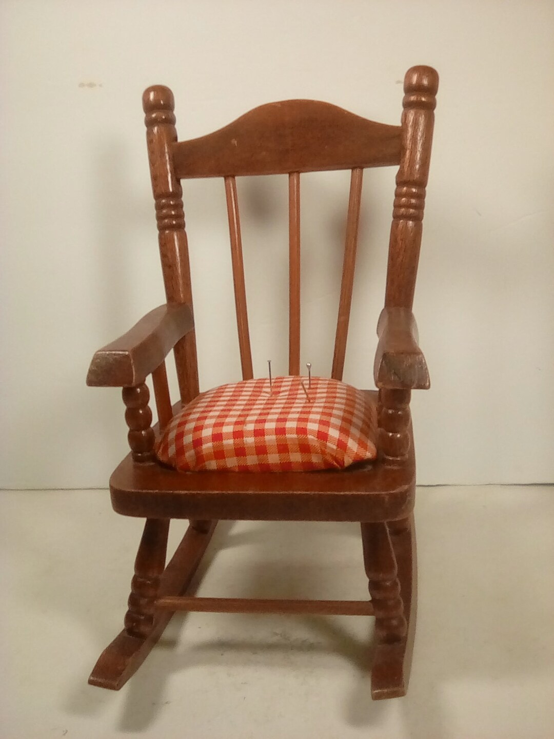 Wooden Doll Rocking Chair Pin Cushion - Etsy