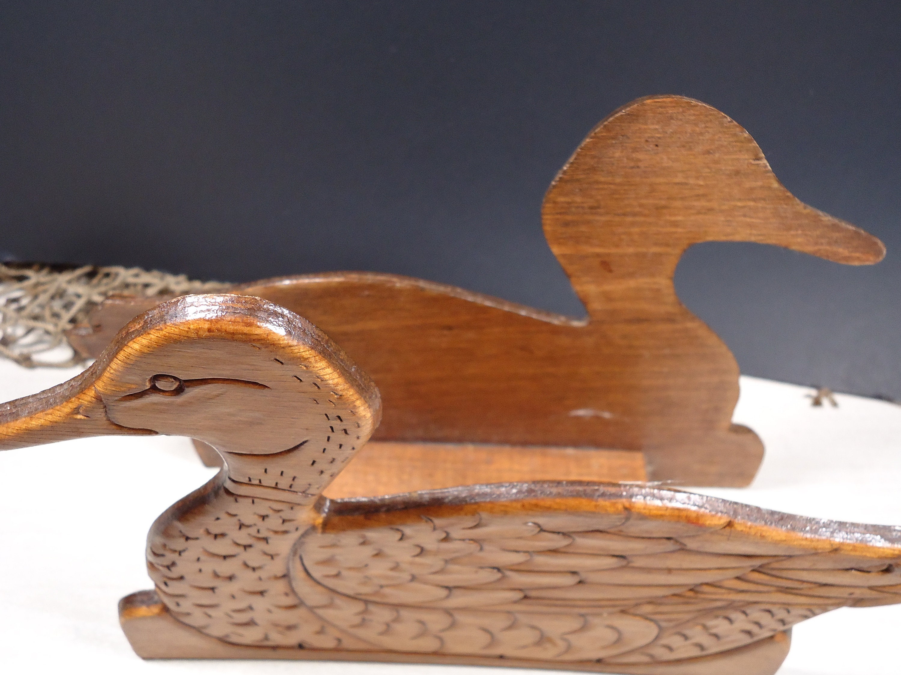 Wooden Duck Napkin Holder - Etsy