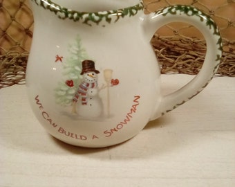 Snowman Pitcher | Etsy