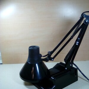 Black Gooseneck Long Arm Adjustable Lamp With Compartment Base - Etsy