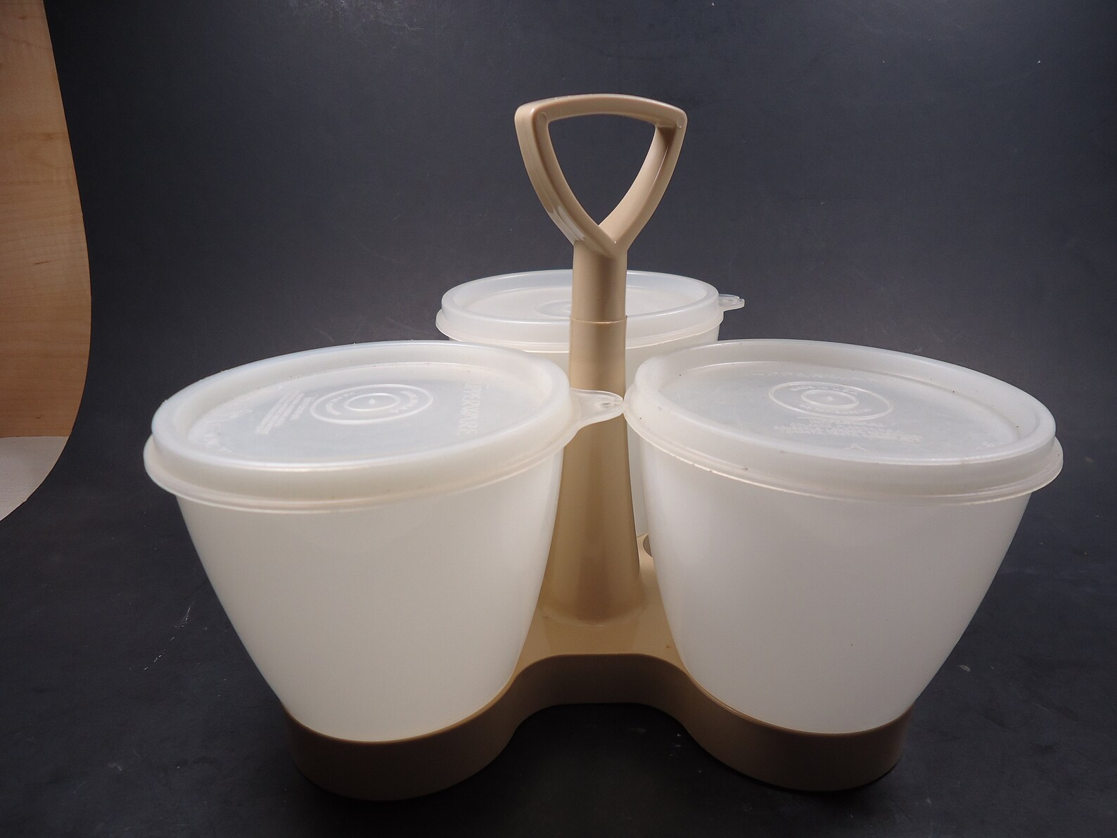 Tupperware Condiment Caddy Small Bowls With Lids - Etsy