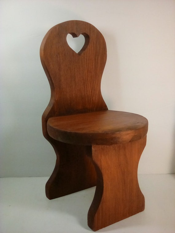 Tall Wood Doll Chair - Etsy