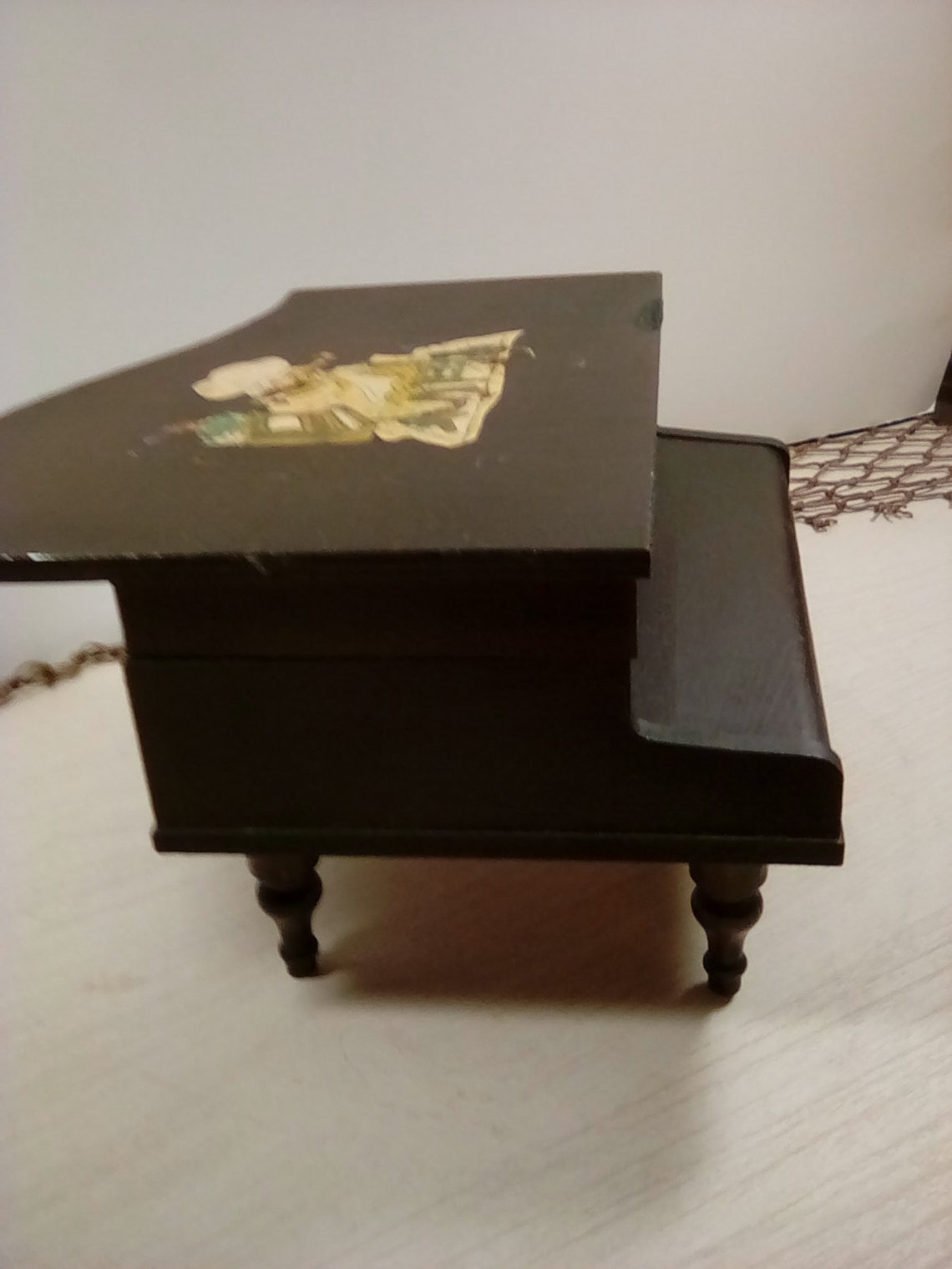 Toyo Piano Wood Jewelry/ Music Box | Etsy