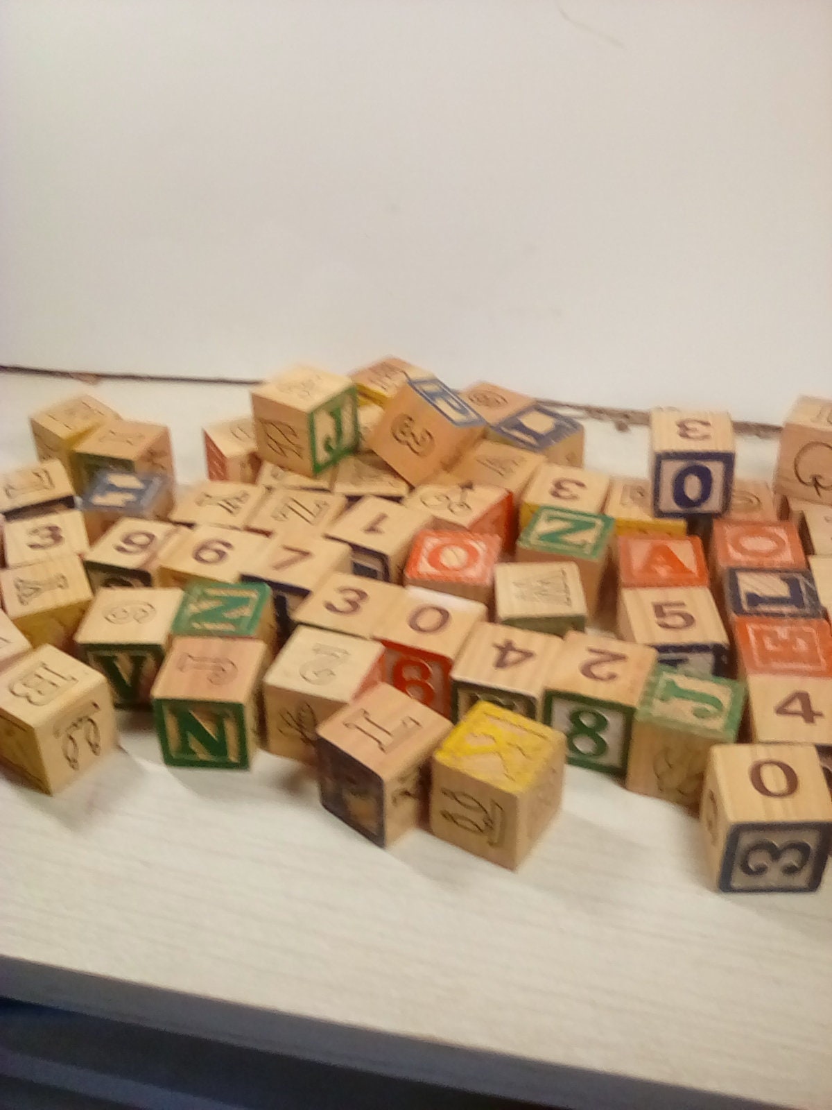 Vintage Small Wood ABC Letter Blocks - Etsy