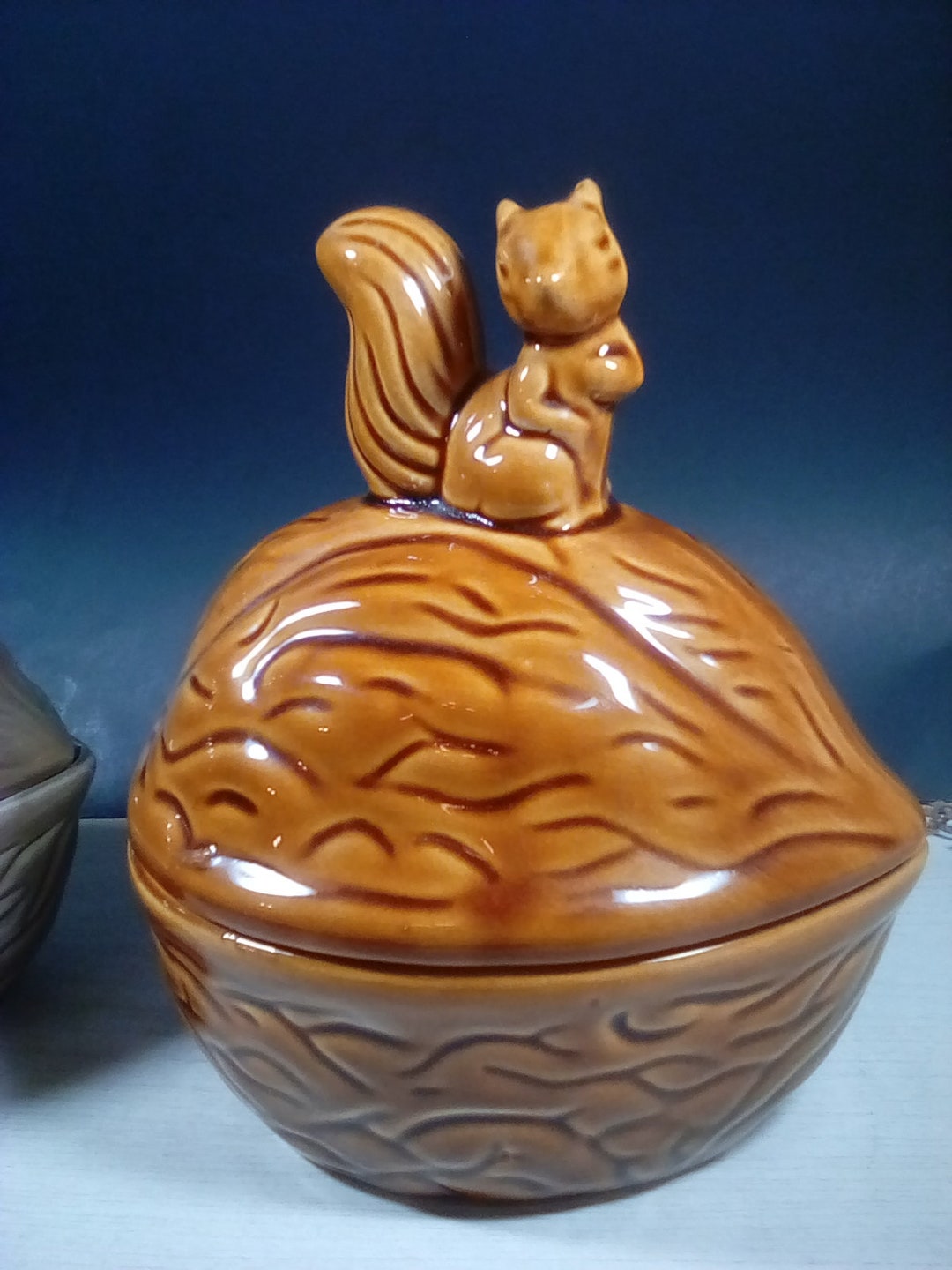 Vintage Squirrel Candy Dish - Etsy