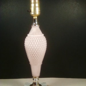 Pink Glass Lamp - Etsy