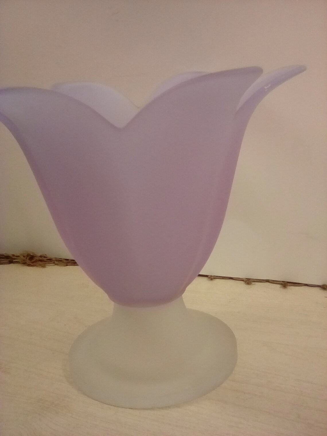 Tulip Shape Glass Vase - Etsy