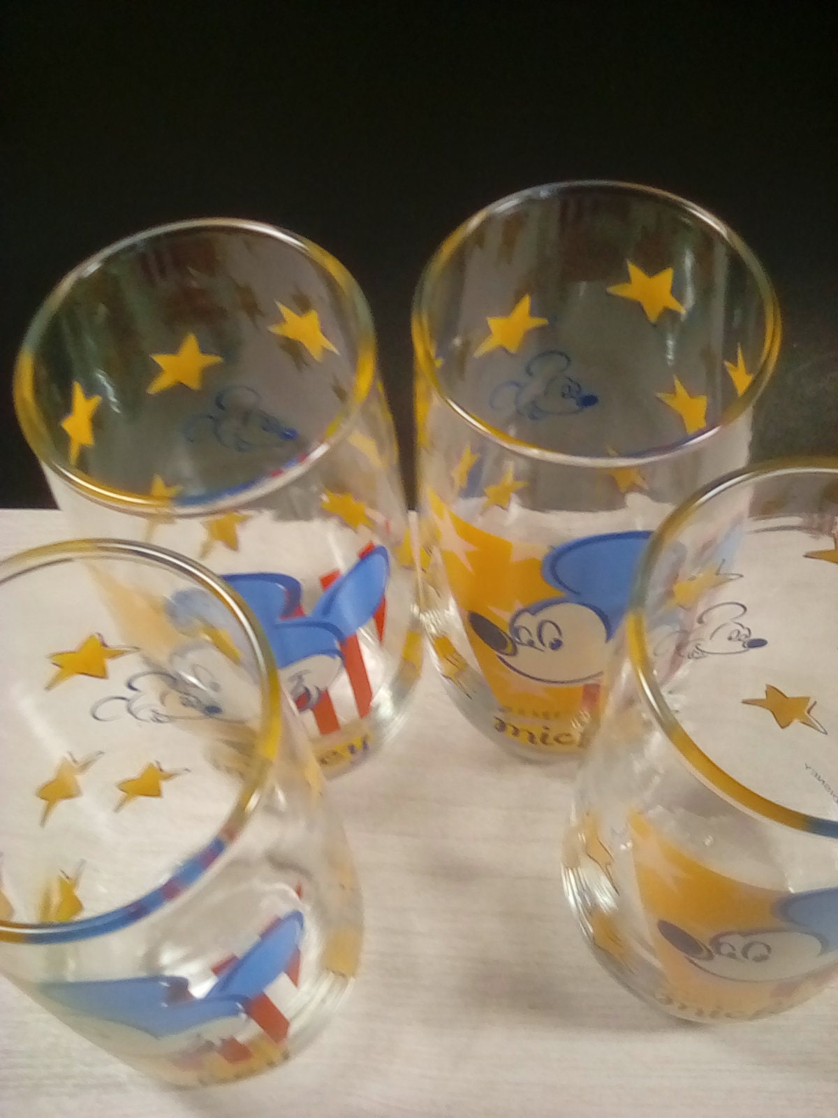4 Mickey Mouse Glasses | Etsy