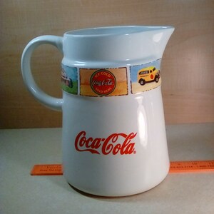 Ceramic Coca-cola Serving Pitcher - Etsy